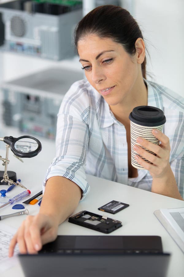 Engineer Planning Project with Cnc Machinery in Background Stock Image ...