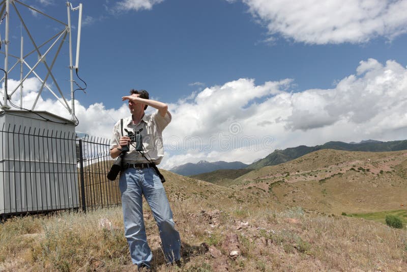 Engineer of Planning Transmission Network Stock Image - Image of ...