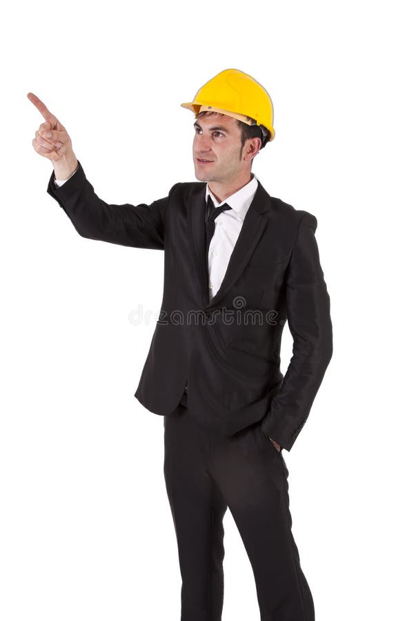 Engineer pointing stock photo. Image of engineer, building - 55192518