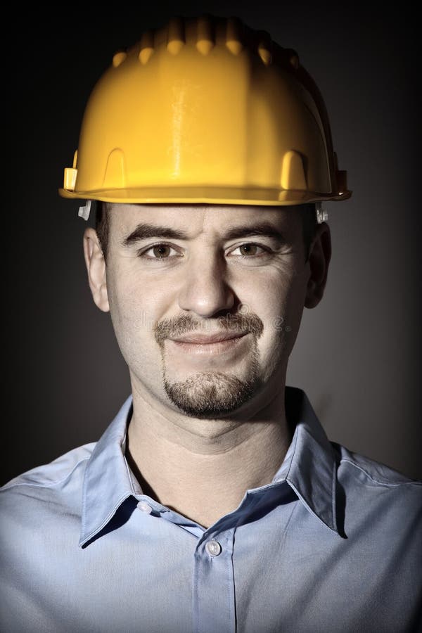 Engineer portrait stock photo. Image of look, portrait - 18813768
