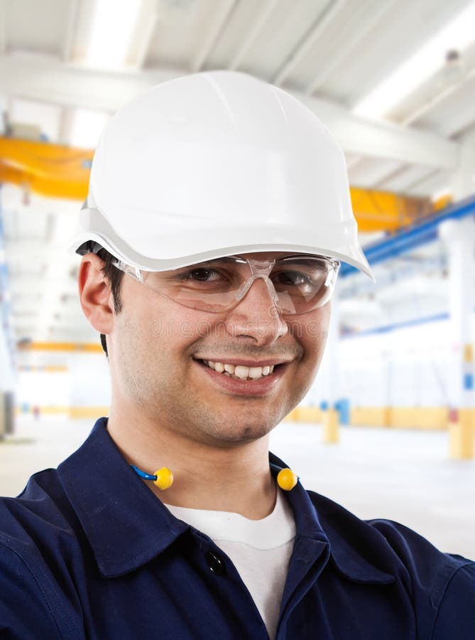 Engineer portrait stock image. Image of workman, helmet - 19993467