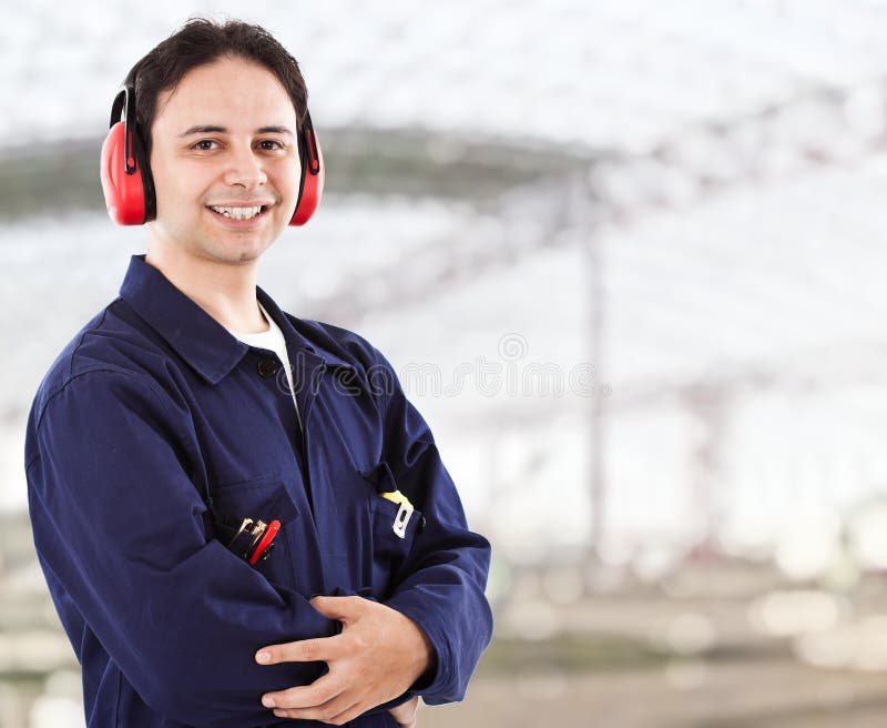 Engineer portrait stock image. Image of refinery, power - 20288137