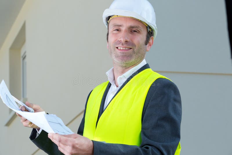 Engineer portrait stock photo. Image of person, builder - 22741674