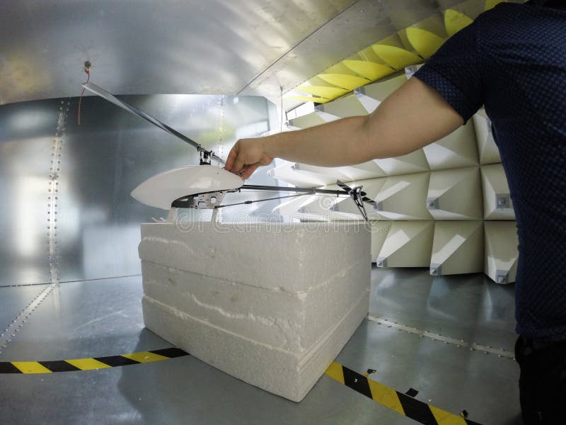 Engineer Preparing for the Electromagnetic Compatibility EMC Test Stock ...
