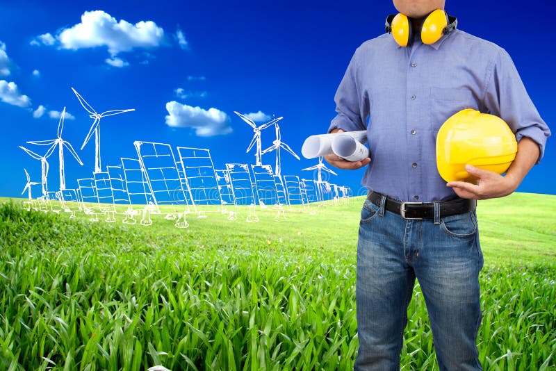 Renewable energy concept stock photo. Image of electric - 130994302