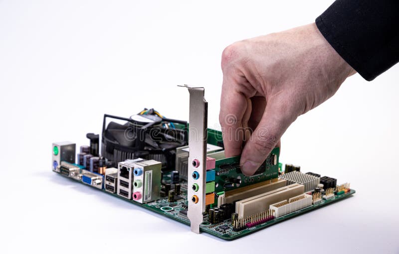 Black Gloves Holding Microprocessor Stock Photos - Free & Royalty-Free ...