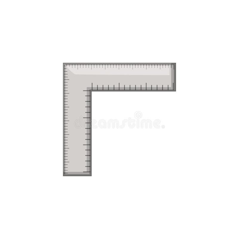 Engineer Ruler Builder Cartoon Vector Illustration Stock Vector ...