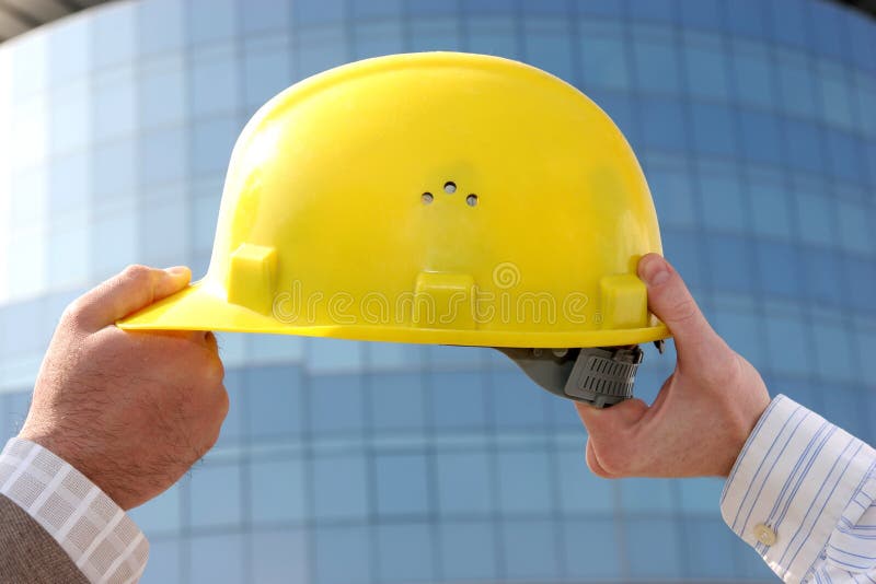 Engineer s helmet stock image. Image of industrial, construction - 2135255