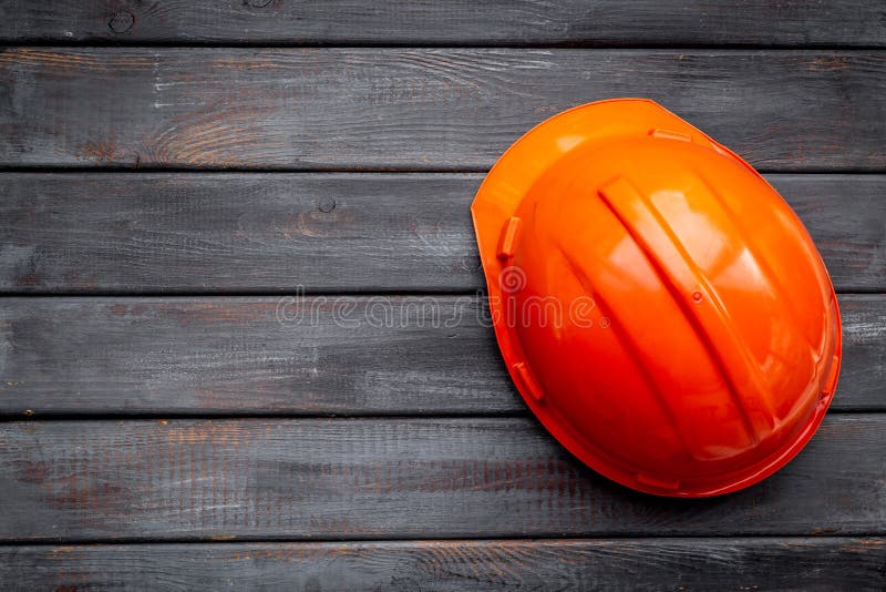 Engineer Safety Helmet Overhead View Stock Photo - Image of plastic ...