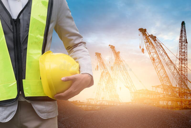 Civil Engineering and Construction Machine Business Stock Photo - Image ...