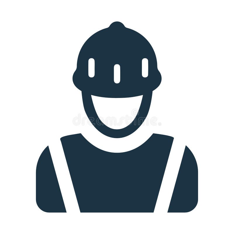 Engineer, Serviceman Icon. Simple Editable Vector Illustration Stock ...