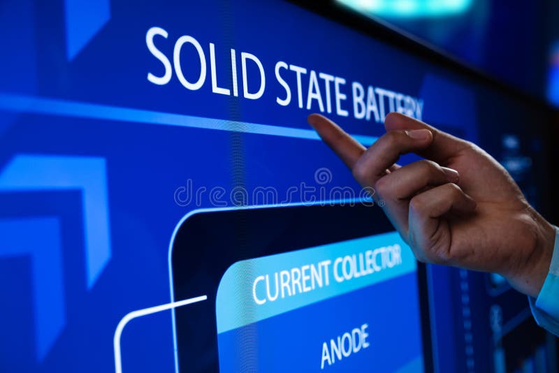 Engineer Show Solid State Battery Pack for Electric Vehicle (EV) on ...