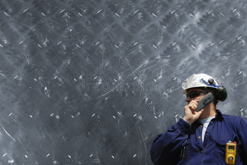 Engineer and steel stock photo. Image of metal, industrial - 13355240