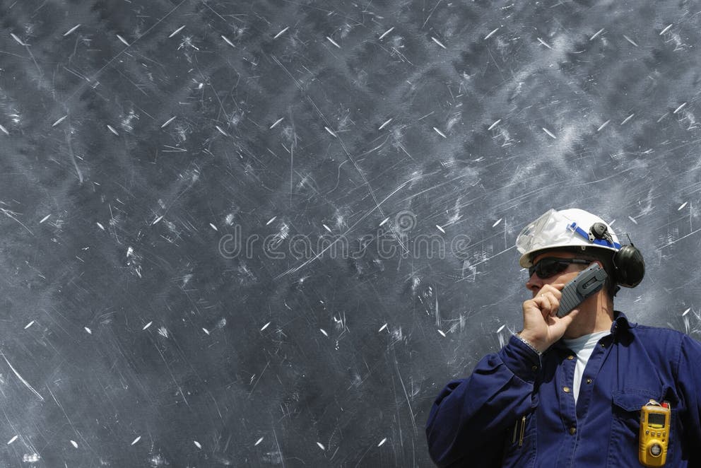 Engineer and steel stock photo. Image of metal, industrial - 13355240