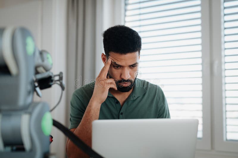 Engineer Struggling with a Technical Problem while Building Robotic Arm ...