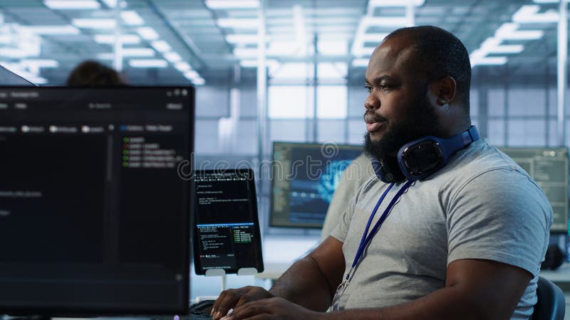 Engineer Tasked Monitoring Data Center Supercomputers Stock Photos - Free & Royalty-Free Stock ...