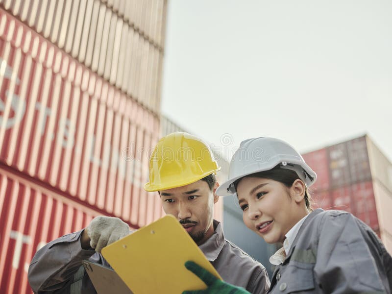Engineer Team Discuss Problems and Taking a Note Sharing Idea Stock ...
