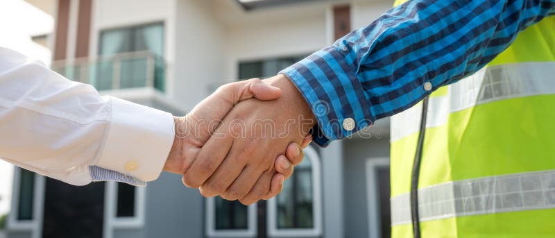 Engineer Team Hands Shaking Greeting Start Up Plan New Project Contract ...