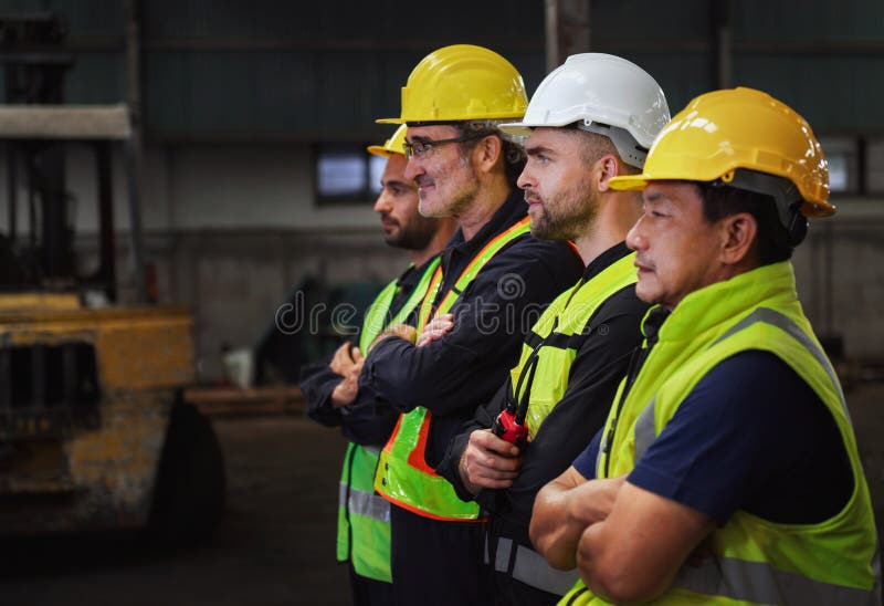 Engineer Team for Maintenance in Industry Factory Stock Photo - Image ...