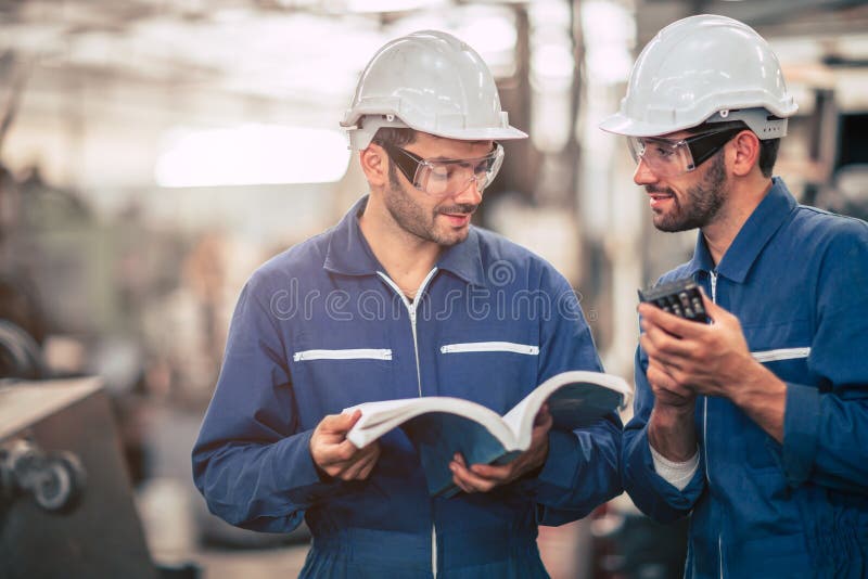 Engineer Team Talking Together Teach and Learn Engineering Technical ...