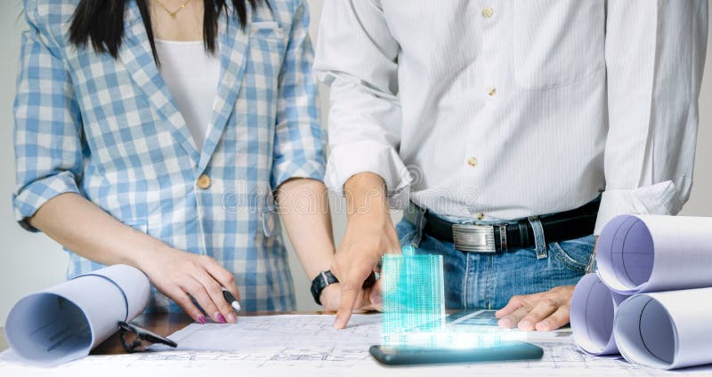 Engineer Team Work for the Design of the Sheet Plan Display Technology ...