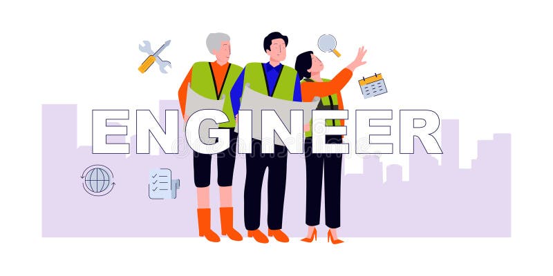 Engineer Teamwork Construction Industrial Architecture Building ...