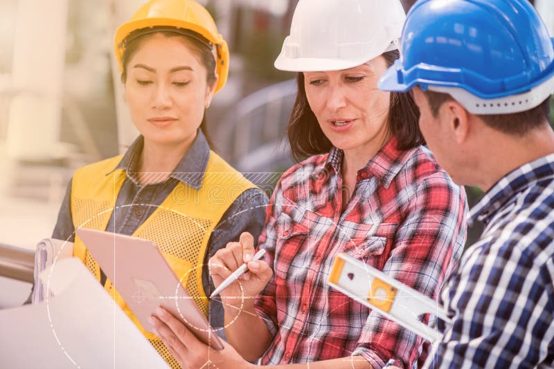 Engineer and Teamwork Meeting Stock Image - Image of factory, corporate ...