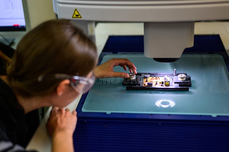 Engineer Technician Checking and Repairing at Industrial Factory Stock ...