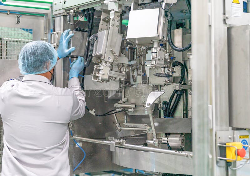 Engineer Technician Installation New Machine in Chicken Meat Process ...