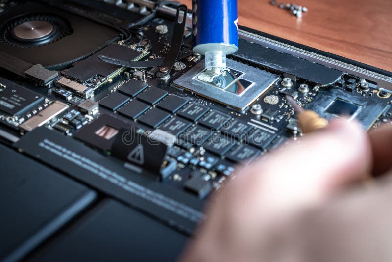 Engineer Technician Man Upgrade and Maintenance Digital Pc. Solutions ...