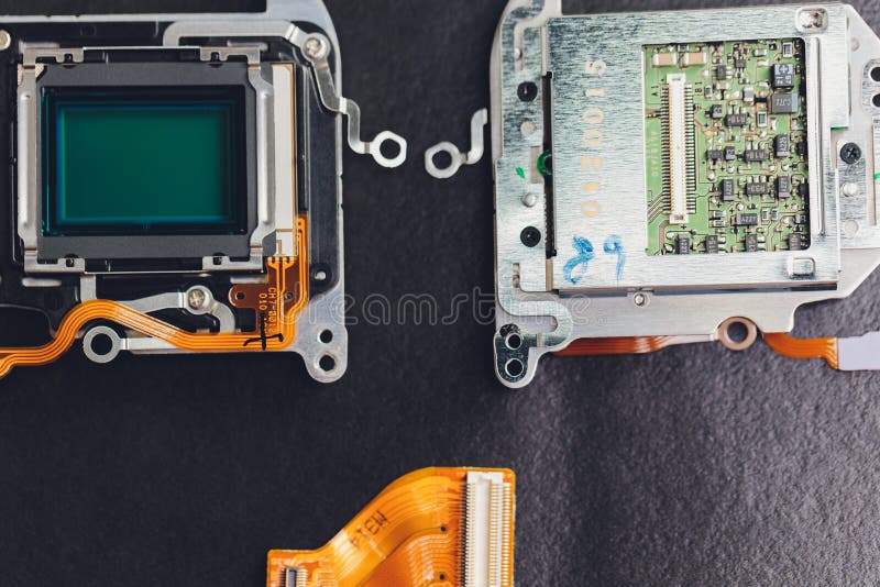 Engineer and Technician Minitures are Fixing Camera Mirror Box Assembly ...