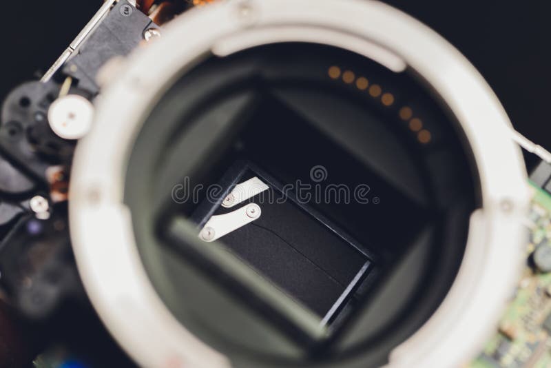 Engineer and Technician Minitures are Fixing Camera Mirror Box Assembly ...