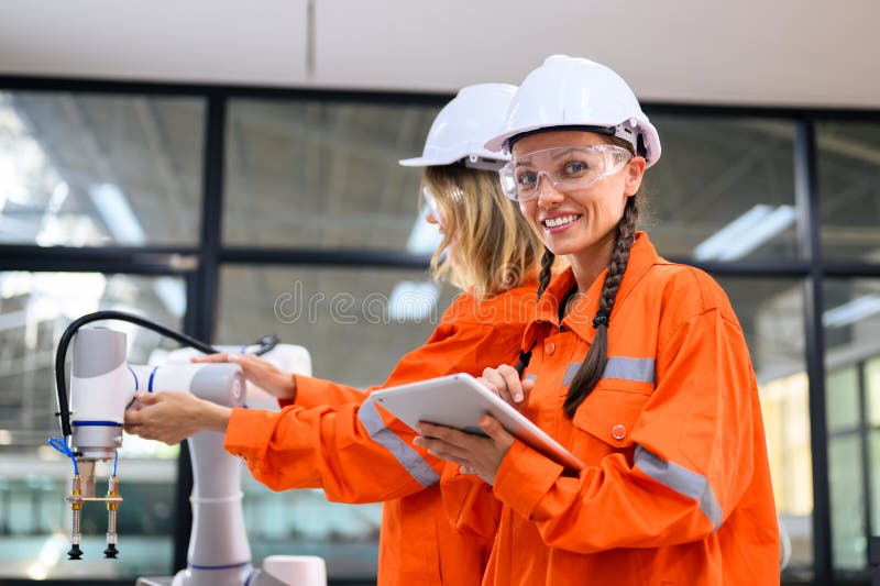 Engineer Technician Operating in Training Program Stock Photo - Image ...