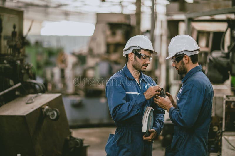 Engineer Technician Team Check Service Replace Machine Circuit Breaker ...
