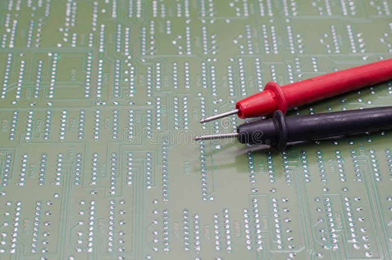 Engineer Test Electronic Equipment Stock Photo - Image of iron ...