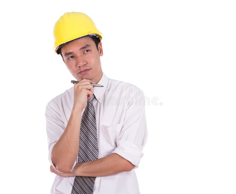 Engineer thinking stock photo. Image of monitor, designing - 8115720