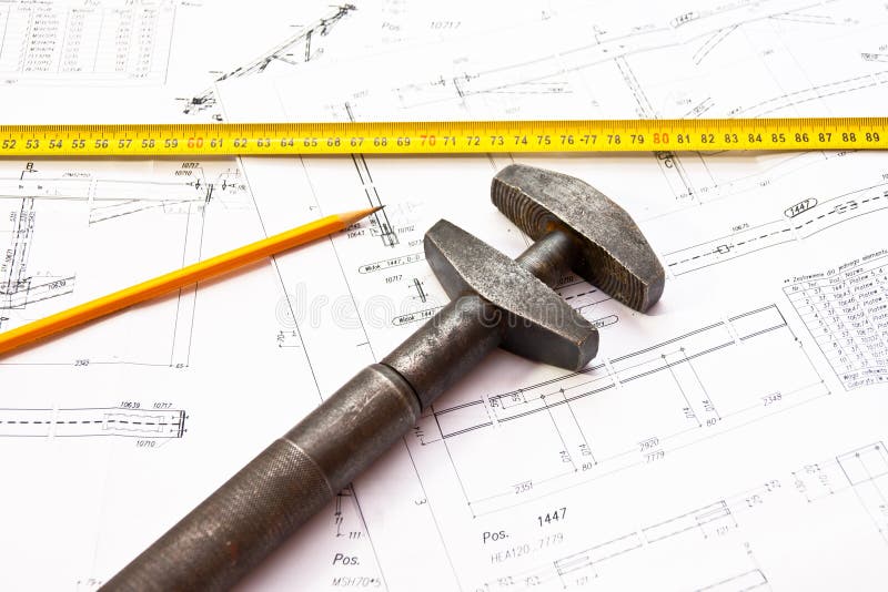 Engineer tools - wrench stock image. Image of building - 28881241