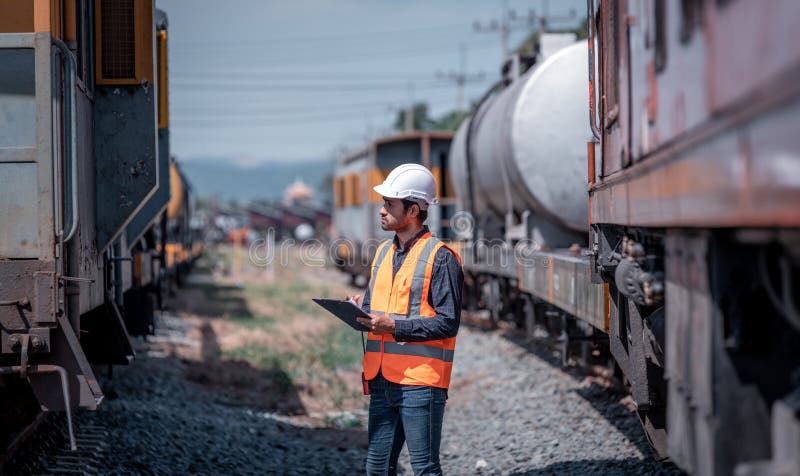 Engineer Under Discussion Inspection and Checking Construction Process ...
