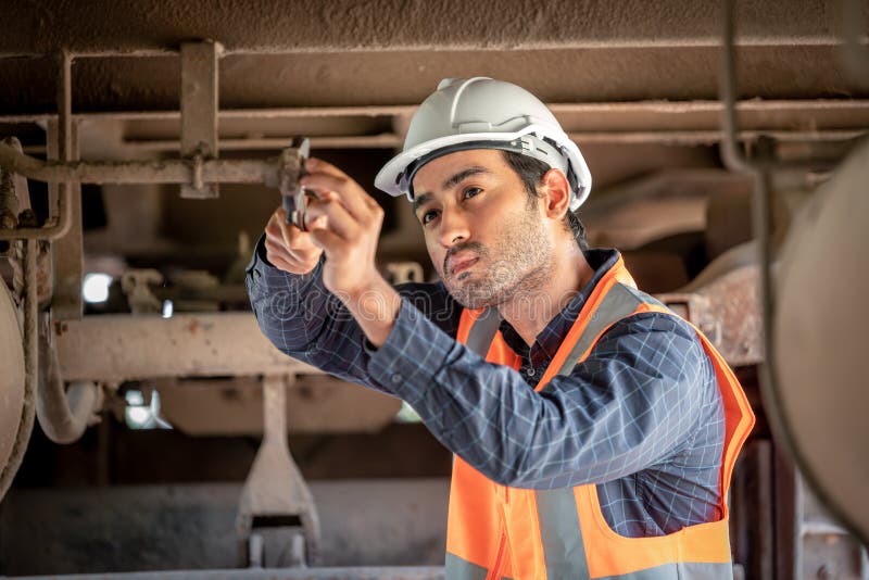 Engineer Under Discussion Inspection and Checking Construction Process ...