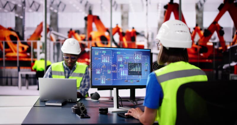 Engineer Using Computer stock photo. Image of american - 323080744