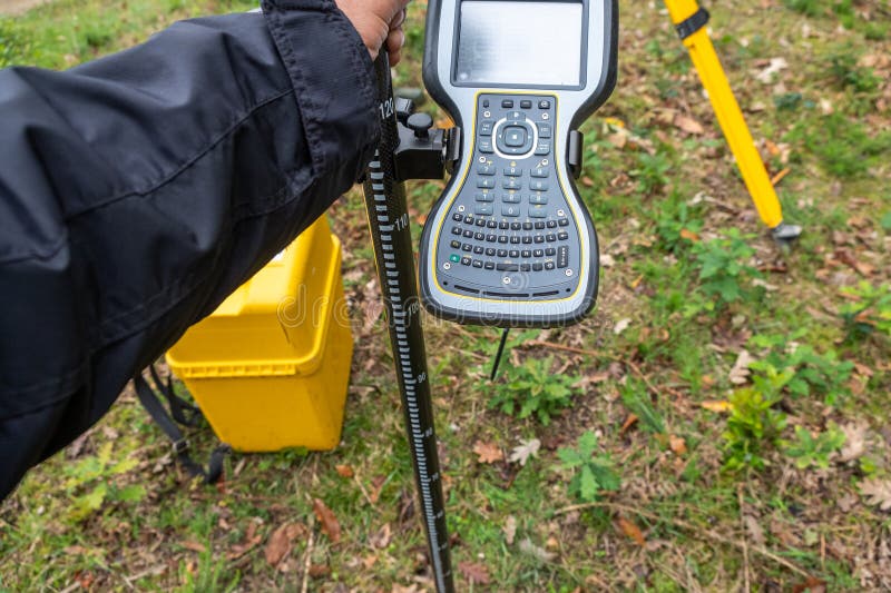 Precise Measurement for Construction and Engineering Stock Photo ...