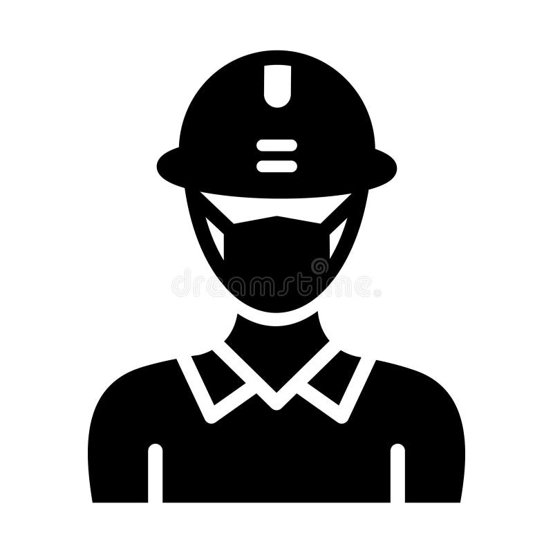Engineer Wearing Ppe Safety Helmet Safety Glasses Stock Vector ...