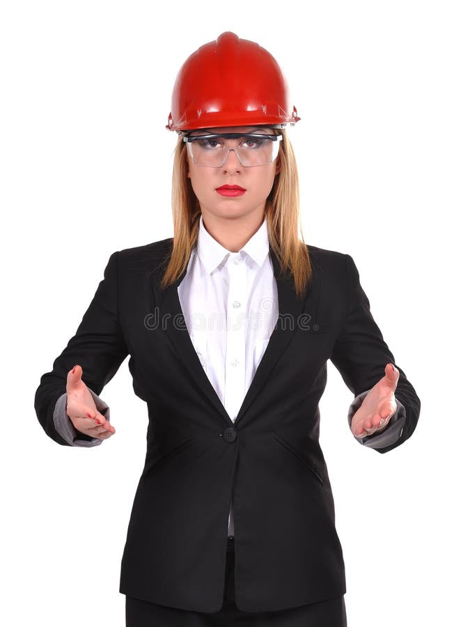 Engineer woman stock image. Image of people, portrait - 45049329
