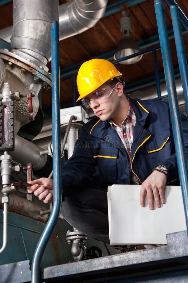 Maintenance Engineer at Work Stock Photo - Image of hand, knob: 6425502