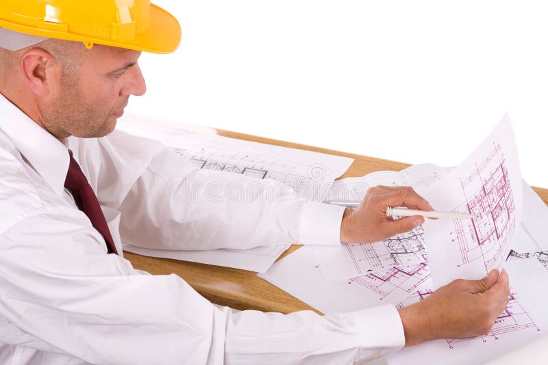 Engineer at work stock image. Image of business, attractive - 5337387