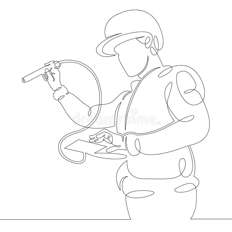 Engineer at Work in Makes Measurements, Wall Test Analysis Stock ...