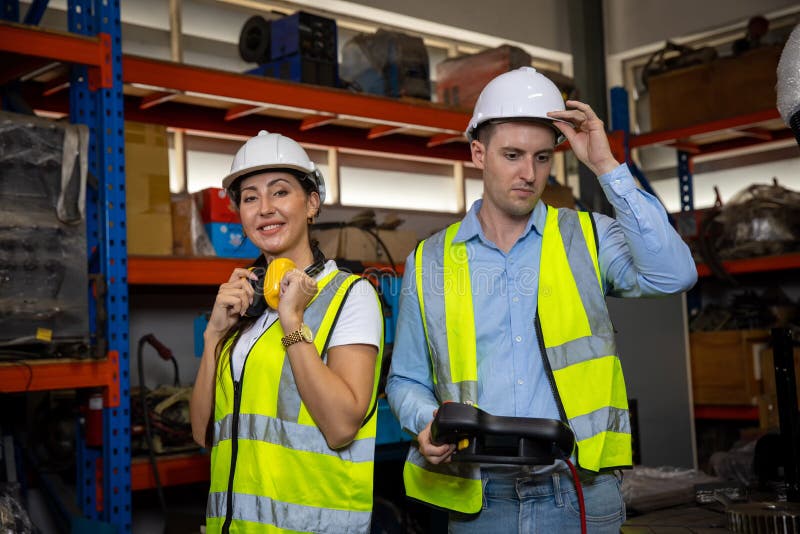 Engineer or Worker in Intelligent Factory Industrial. Engineer Check ...