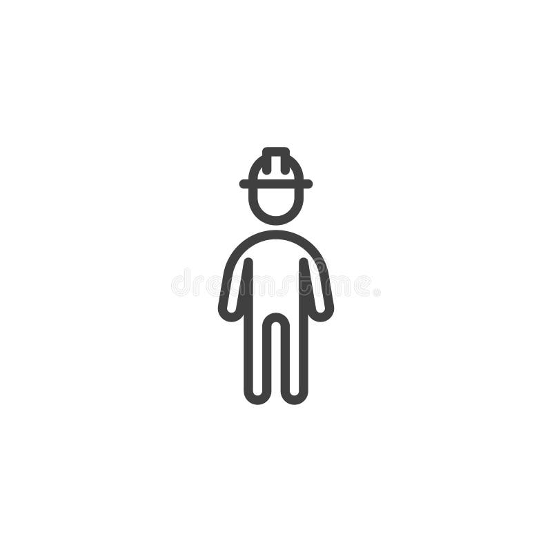 Hard Hat Outline Vector Stock Illustrations – 3,747 Hard Hat Outline ...