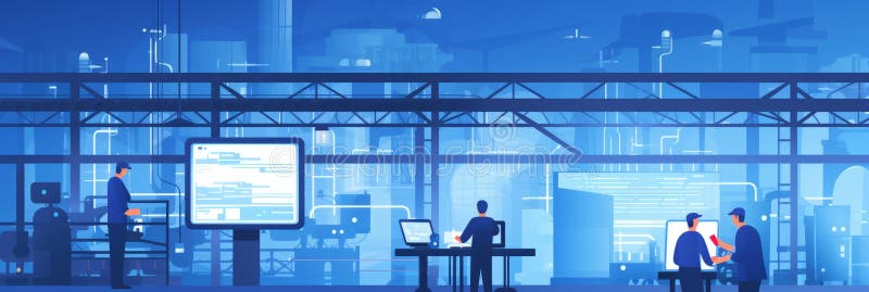 Engineer and Worker Use Tablet Stock Photo - Image of metal, work ...