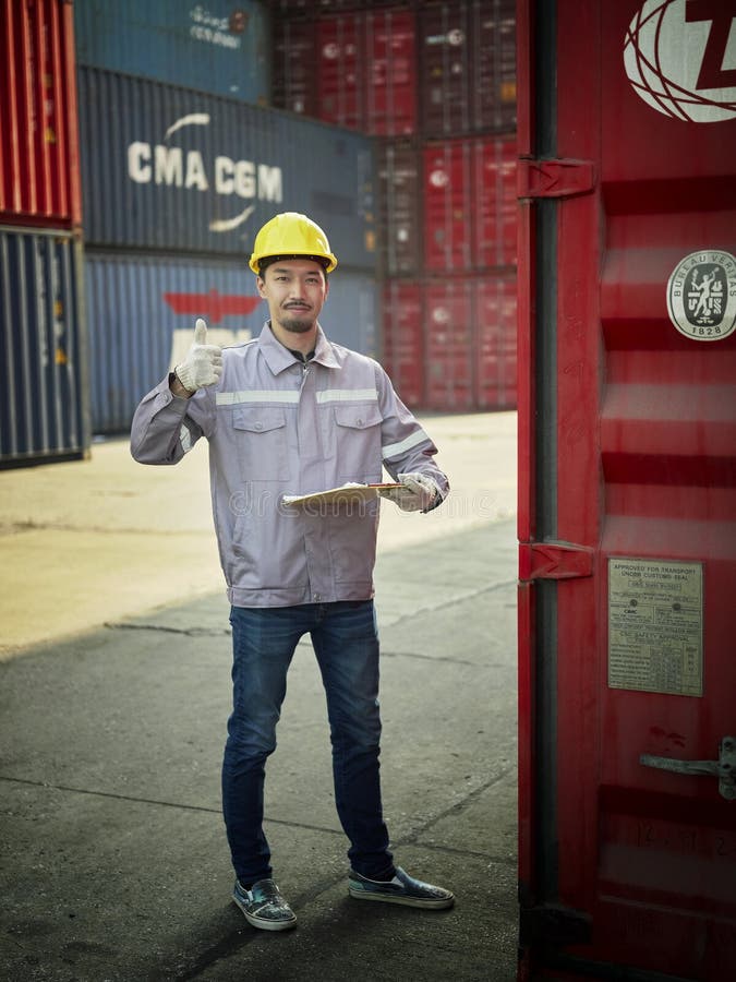 Engineer or Worker is Writing and Check on Checklist Document Stock ...